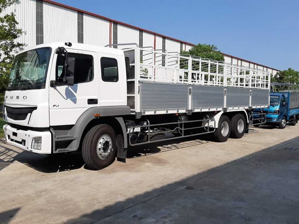 FUSO FJ 285 THÙNG MUI BẠT 3 CHÂN, TẢI 14,2T - THACO AN SƯƠNG